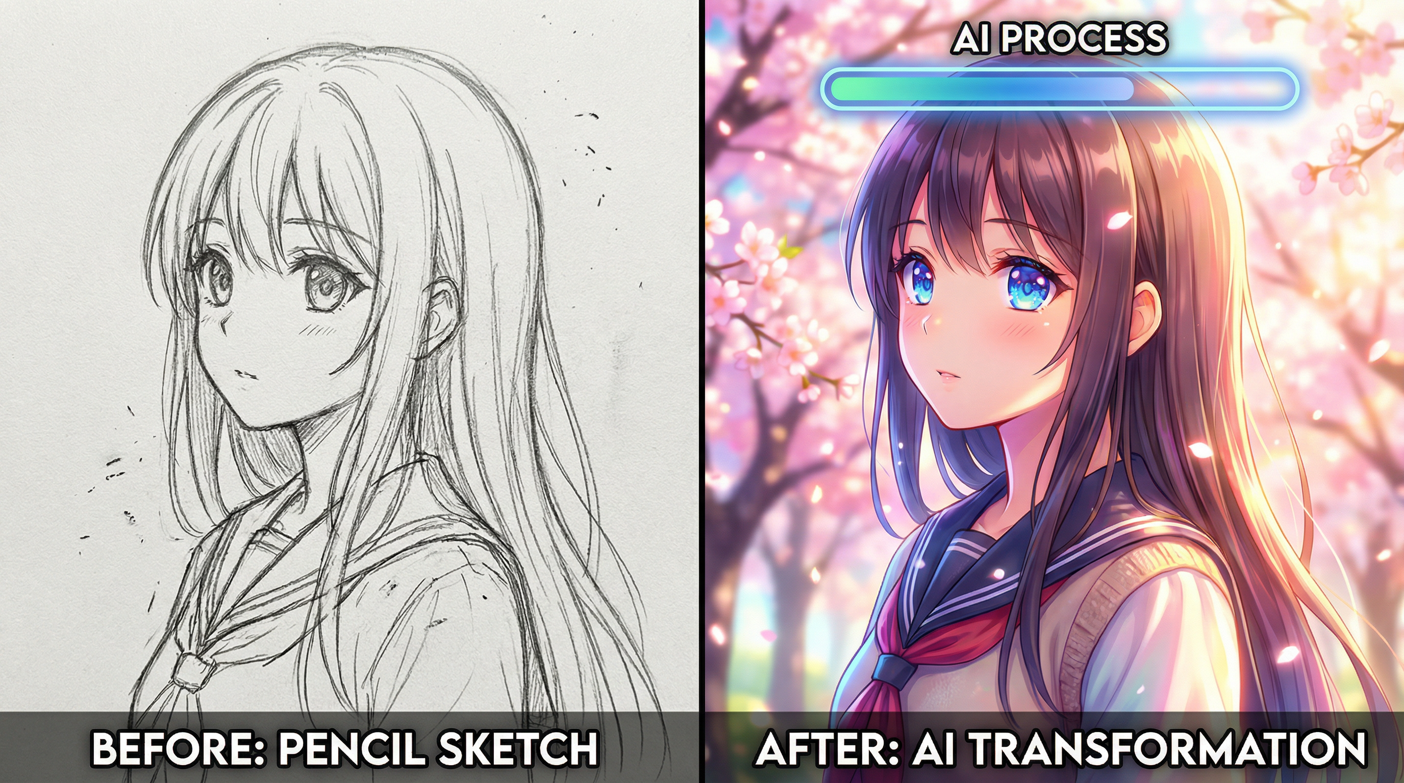 AI sketch to art - turn sketches into manga | Anifusion
